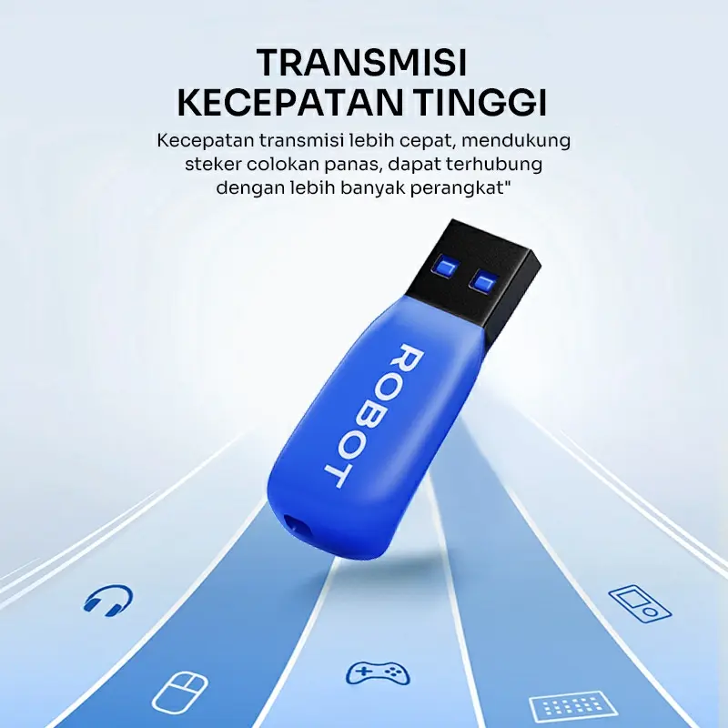 ROBOT Flashdisk USB High Speed 16GB/32GB Flash Drive All Metal Portable ...