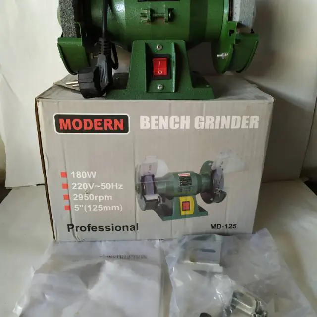 MESIN Gerinda Gurinda Grinda Duduk 5 inch Modern 5" 5 IN BENCH GRINDER ...