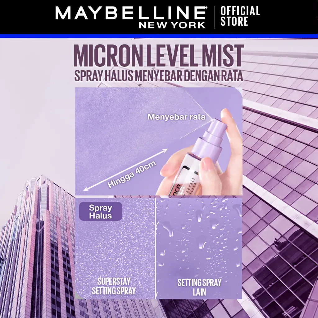 [BARU] MAYBELLINE OFFICIAL Superstay Double Fixer Setting Spray ...